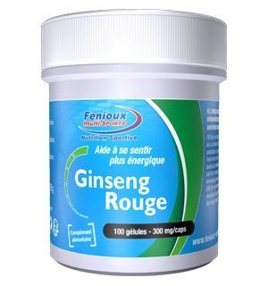 Boite 100 Gélules Ginseng Rouge Fenioux en 300mg