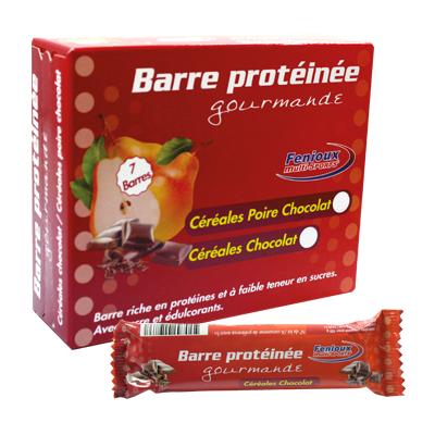 Boîte 7 Barres Fenioux Protéinées Gourmandes 40g