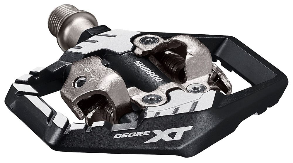 Pédales Shimano VTT Trail/Enduro XT M8120 SPD Noir + Cales